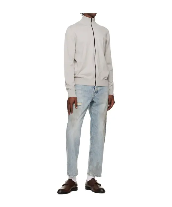 Hugo Boss Logo-patterned Knit Sweatshirt