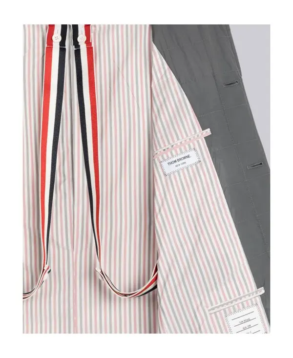 Thom Browne Padded Tailored Coat With Signature Stripes