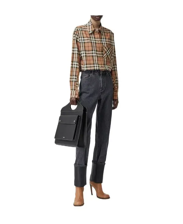 Burberry Ombré Check Cotton Twill Shirt
