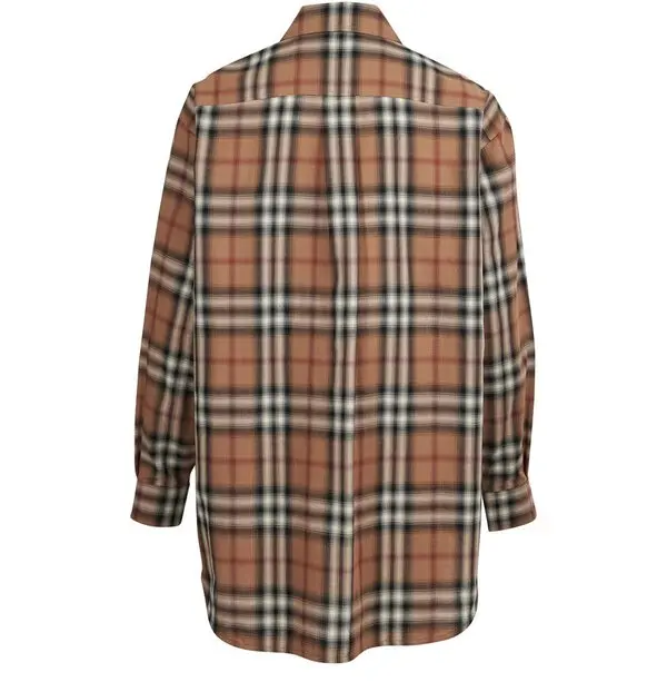 Burberry Ombré Check Cotton Twill Shirt