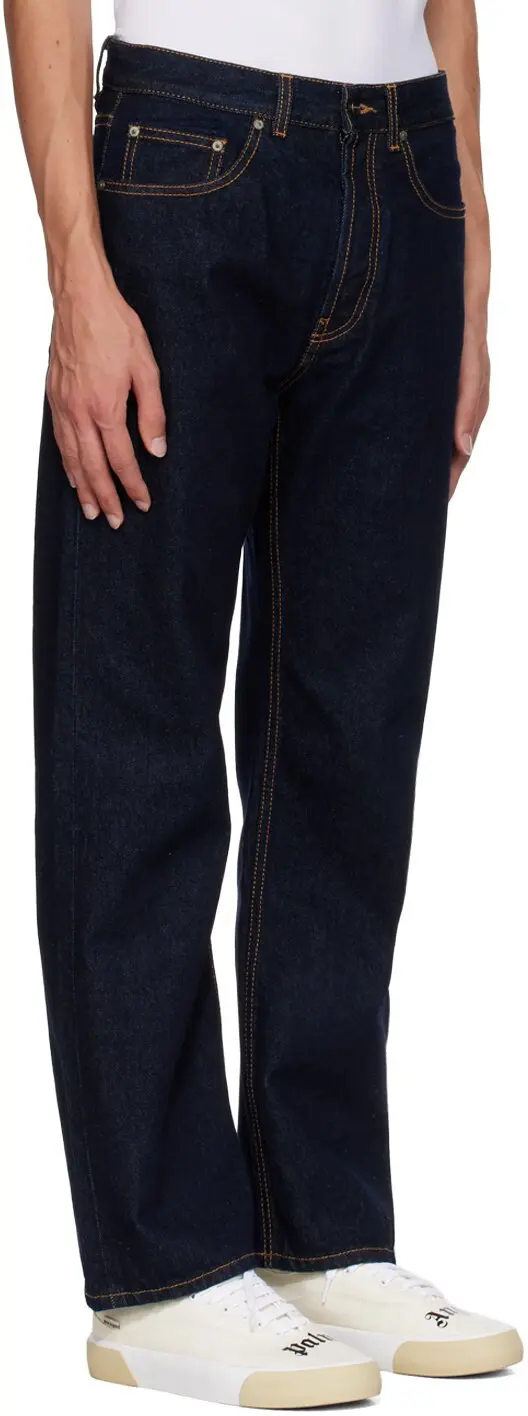 Palm Angels Logo Embroidered Jeans