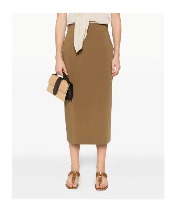 Alberta Ferretti Wool-blend Pencil Skirt
