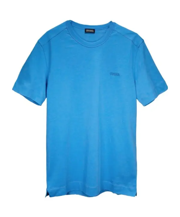 Zegna T-shirt With Round Neck And Short Sleeves