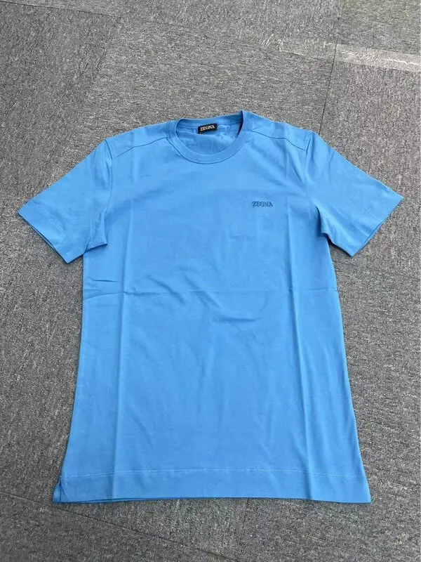 Zegna T-shirt With Round Neck And Short Sleeves