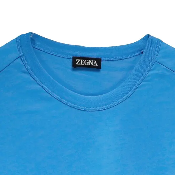 Zegna T-shirt With Round Neck And Short Sleeves