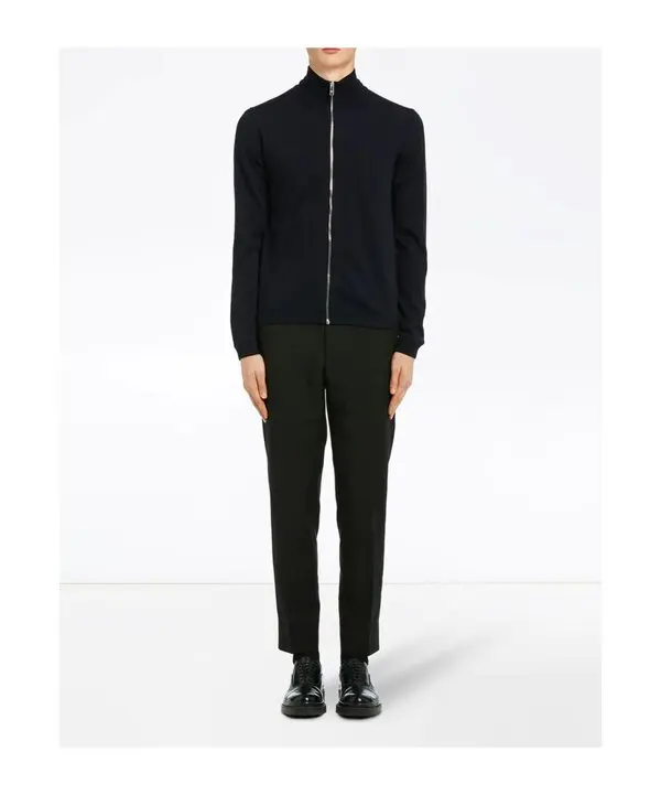 Prada Wool Zip-up Cardigan - No