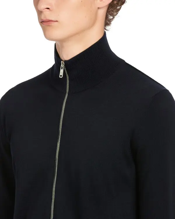 Prada Wool Zip-up Cardigan - No