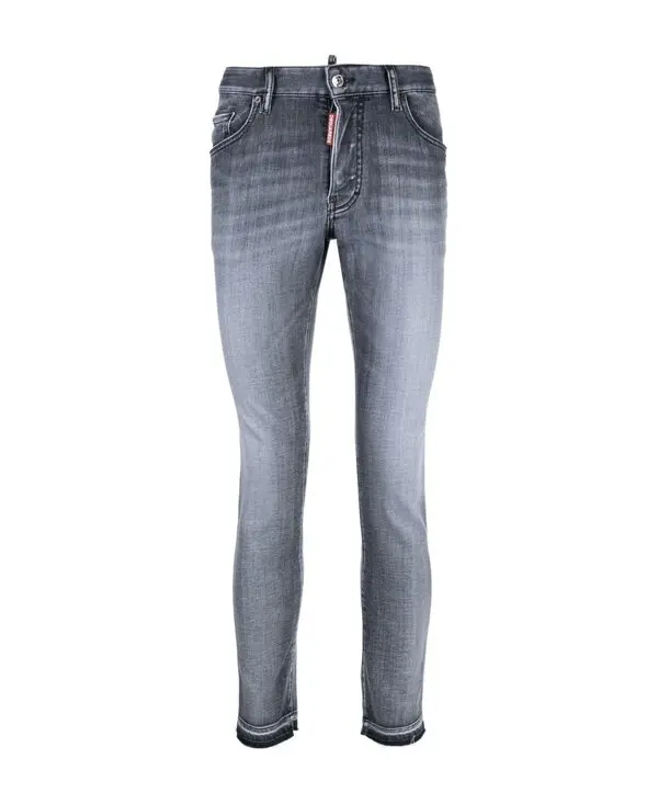 Dsquared2 Faded Straight-leg Skinny Jeans