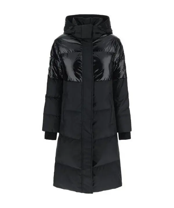 Moose Knuckles High-shine Panelled Down Coat