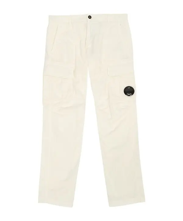 C.P. COMPANY Belt Loop Cargo Pants - White