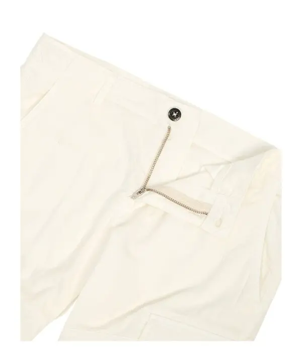 C.P. COMPANY Belt Loop Cargo Pants - White