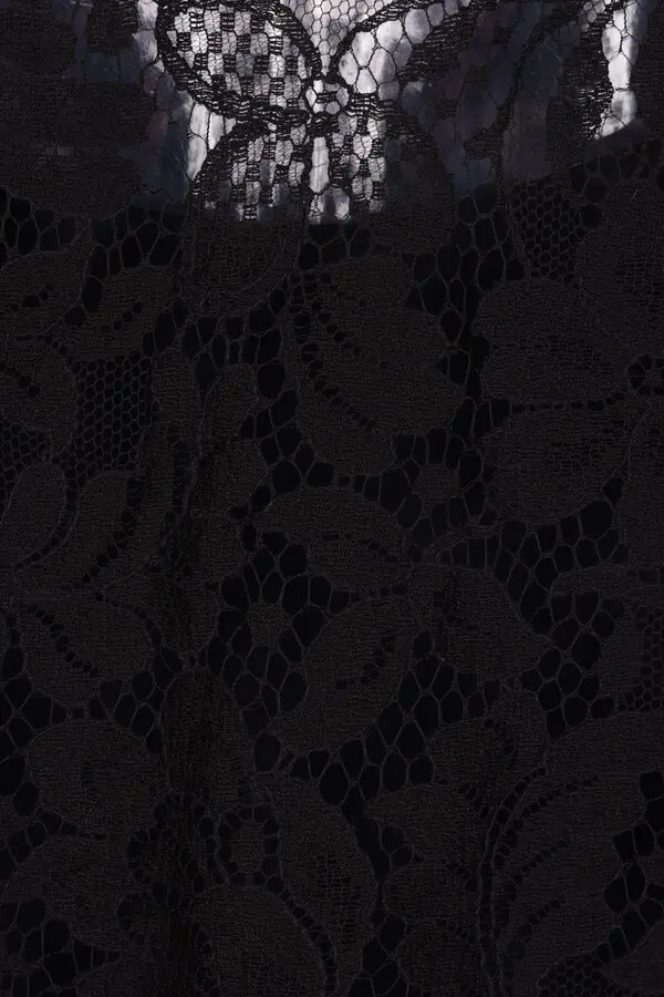 Chloé Floral Lace High-neck Dress