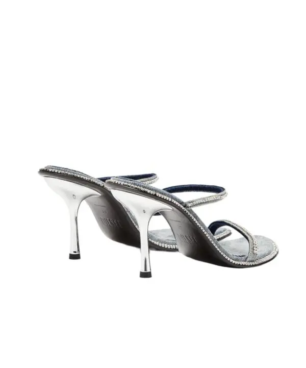 DIESEL® D-havanna Embellished Mules - Light Blue