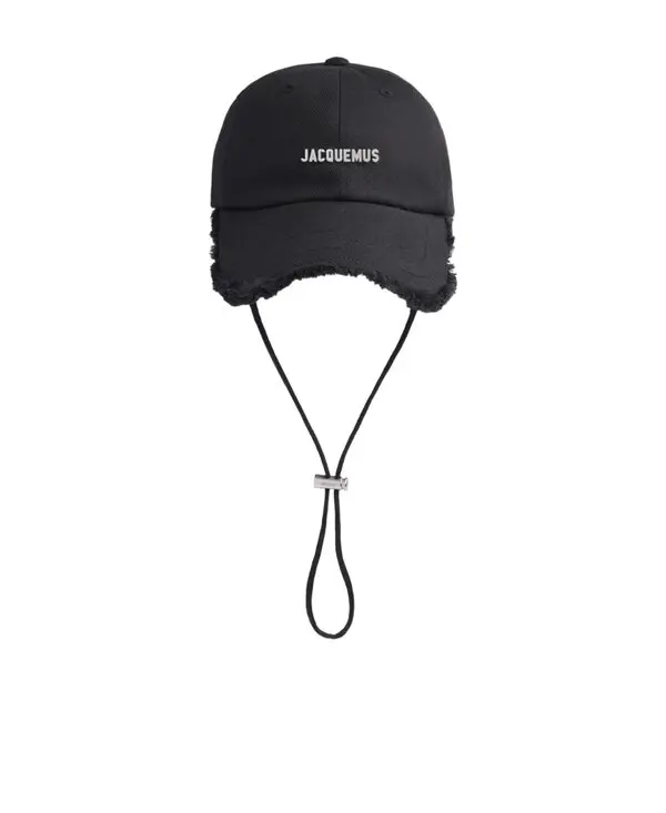 Jacquemus La Casquette Artichaut Fringe Baseball Cap - Black