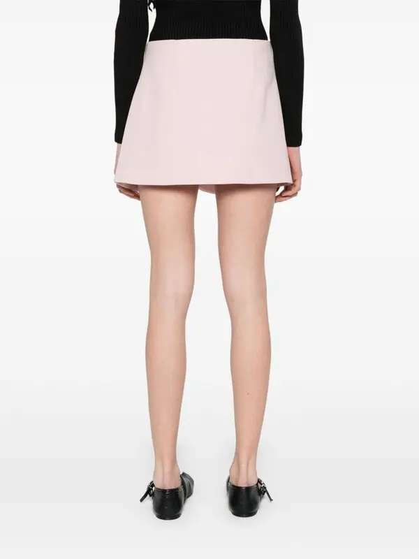Coperni Asymmetrical Skirt With Patch Pockets - Pink