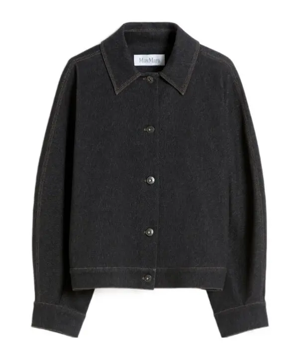 Max Mara Buttoned Jacket - Ultramarine Blue