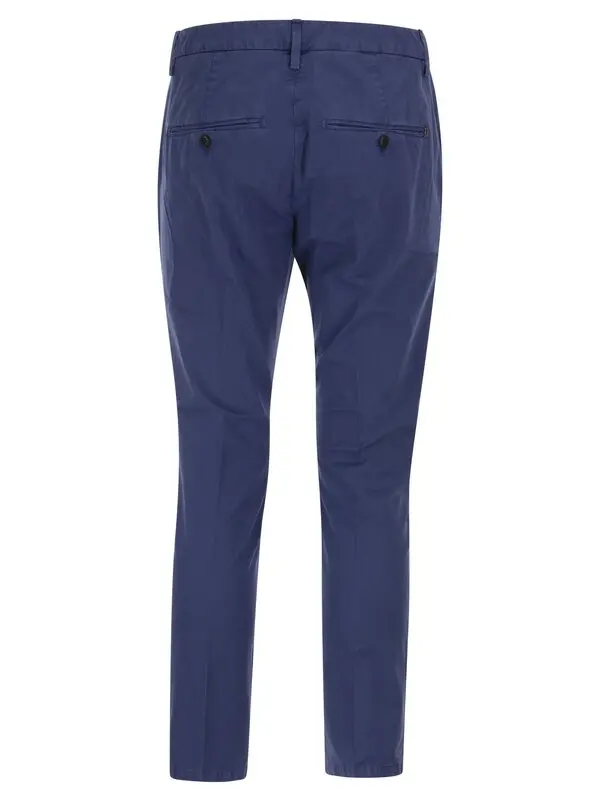 DONDUP Alfredo Slim Fit Ankle Length Pants - Blue