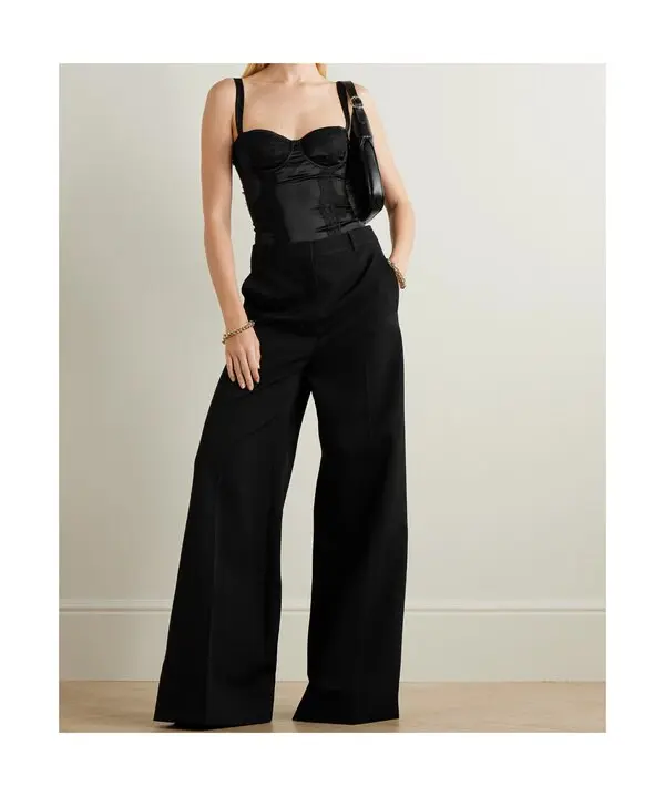 Dolce & Gabbana Lace Detailed Balconette Bodysuit - Black