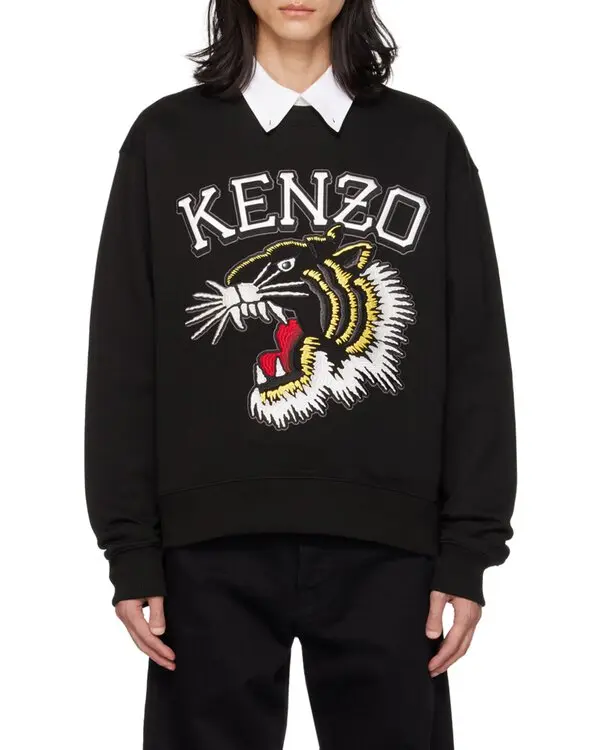 Kenzo Varsity Jungle Tiger Crewneck Sweatshirt