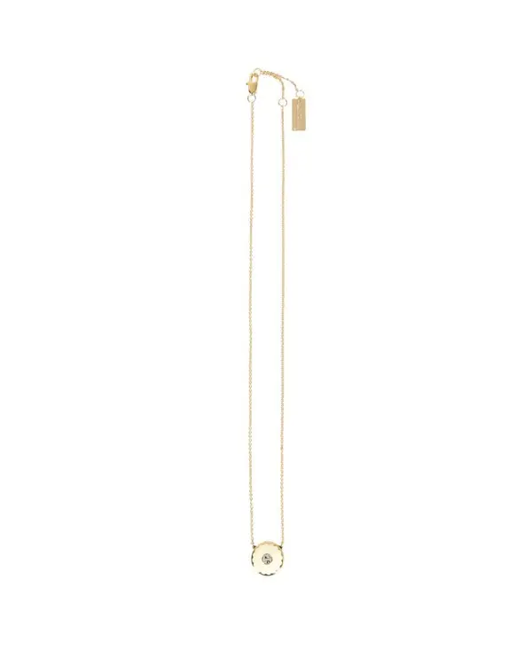 Marc Jacobs Medallion Pendant Necklace - Yellow