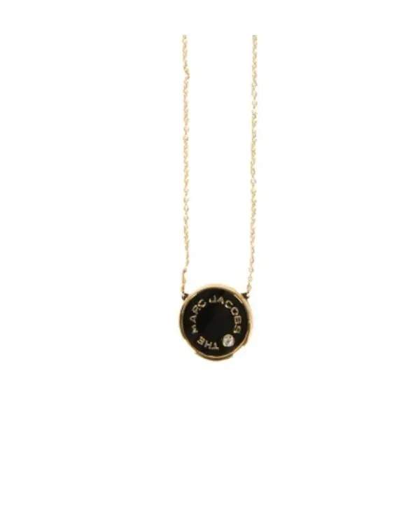 Marc Jacobs Medallion Pendant Necklace - Yellow