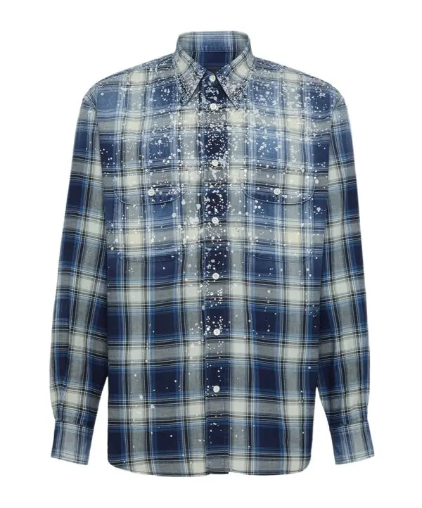 Dsquared2 Sparkling Vintage Shirt - Gray