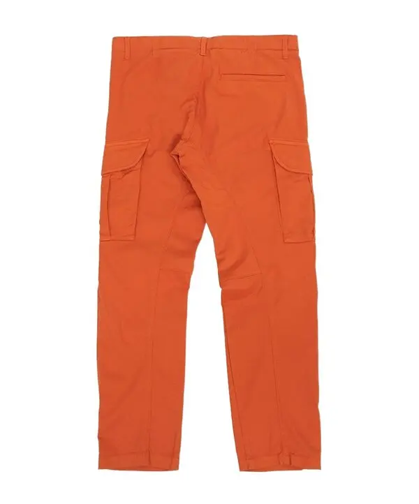 C.P. COMPANY Belt Loop Cargo Pants With Mirror Detail - Orange