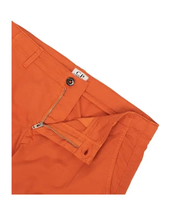 C.P. COMPANY Belt Loop Cargo Pants With Mirror Detail - Orange