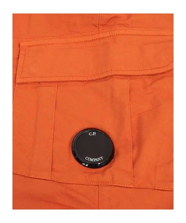 C.P. COMPANY Belt Loop Cargo Pants With Mirror Detail - Orange
