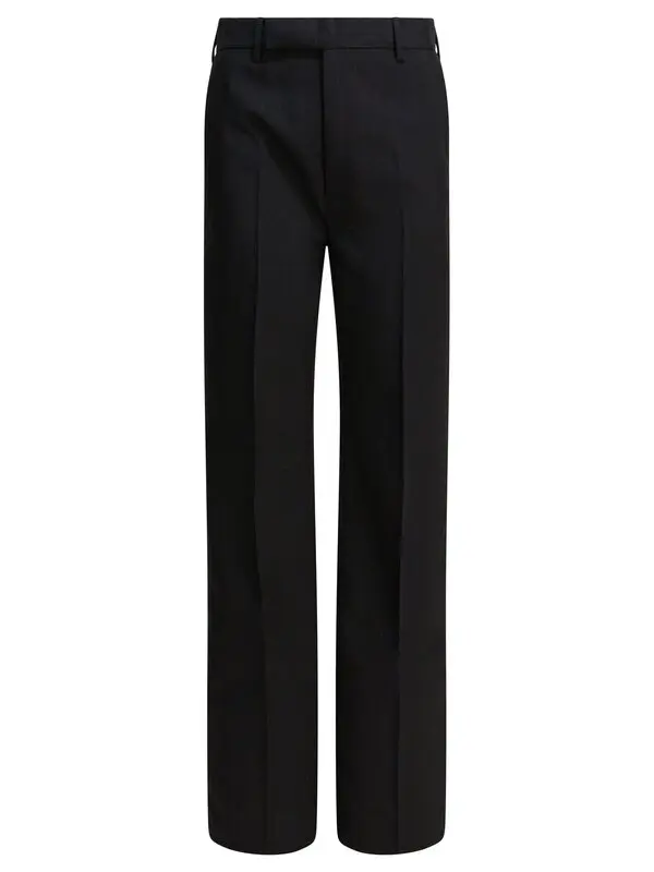Rick Owens Wool Trousers - Black