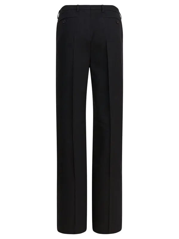 Rick Owens Pressed Crease Trousers - Black