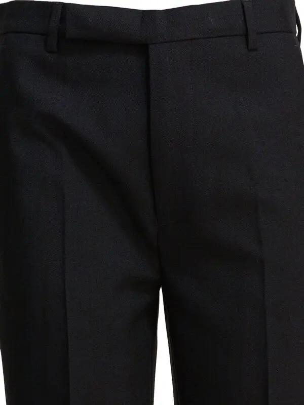 Rick Owens Pressed Crease Trousers - Black