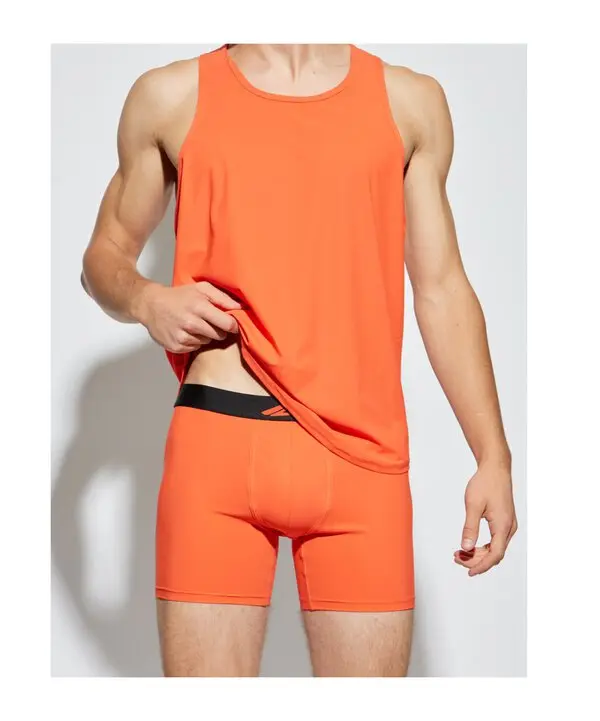 Dsquared2 Logo Printed Sleeveless Vest - Orange