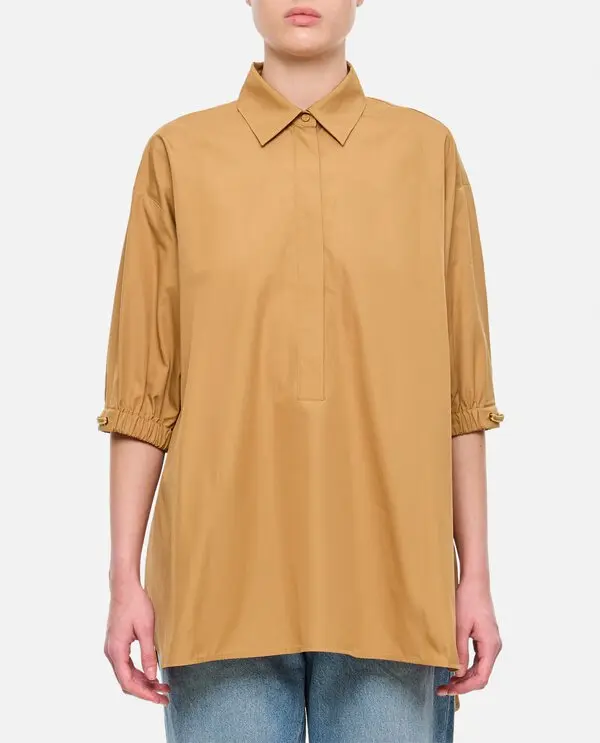 Max Mara Teano Button-up Long-sleeved Top - No