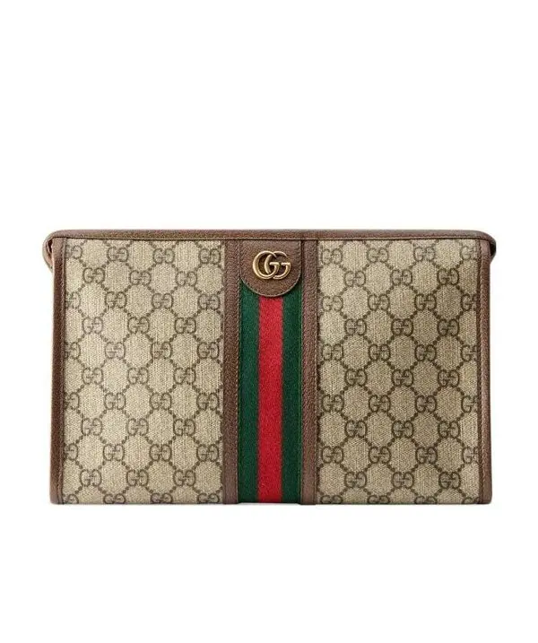 Gucci Ophidia Gg Toiletry Bag - Beige/ebony