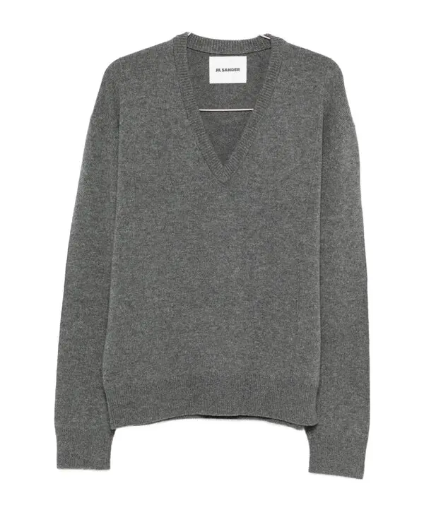 JIL SANDER V-neck Cashmere Sweater