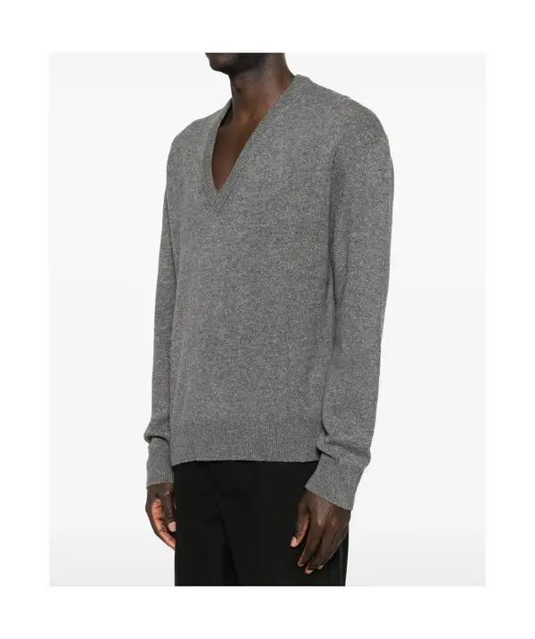 JIL SANDER V-neck Cashmere Sweater