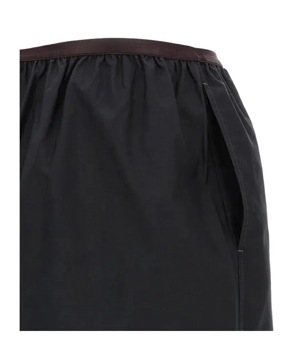 LEMAIRE Boxer Shorts With Elastic Waistband - Squid Ink