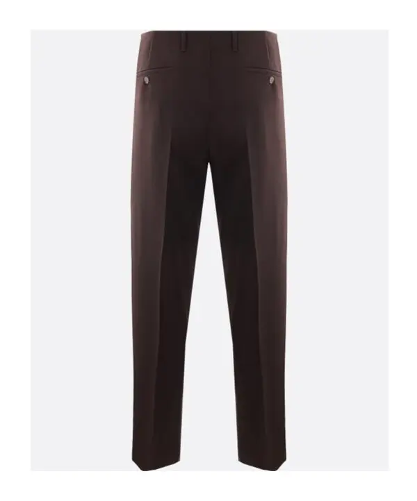 Prada Pressed-crease Straight Trousers - Black