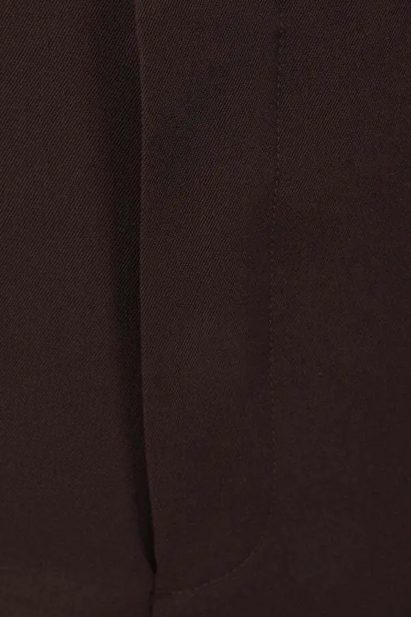 Prada Pressed-crease Straight Trousers - Black