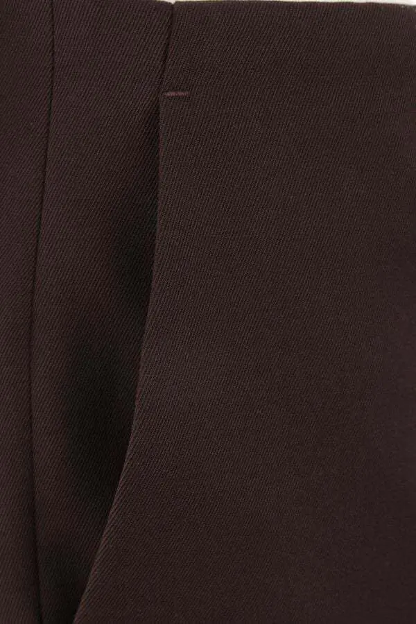 Prada Pressed-crease Straight Trousers - Black
