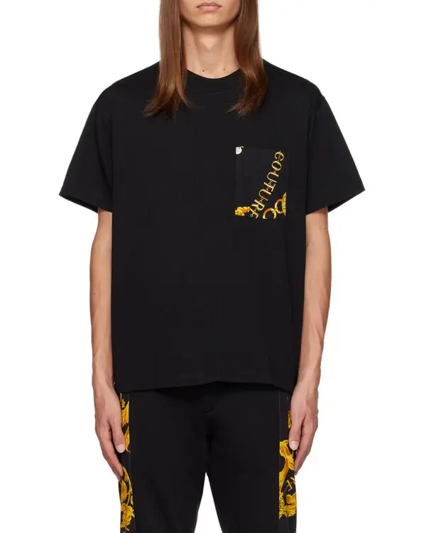 Versace Baroque-pattern Crewneck T-shirt