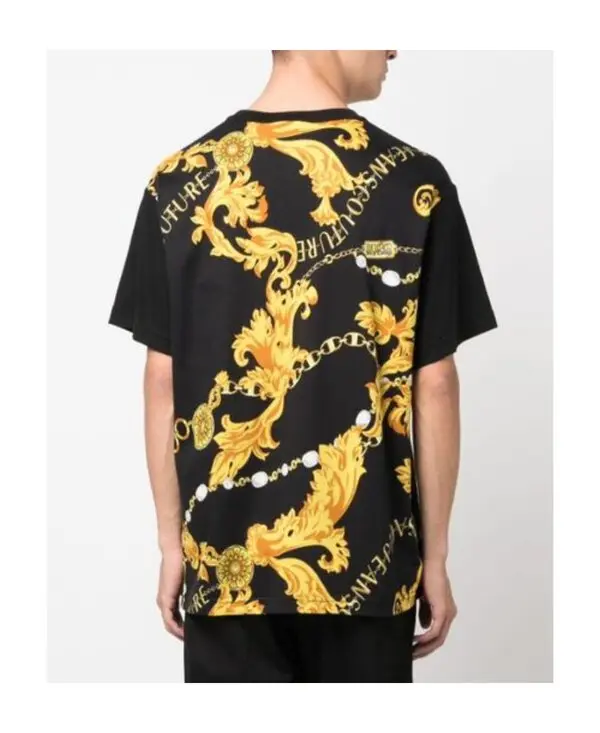 Versace Baroque-pattern Crewneck T-shirt