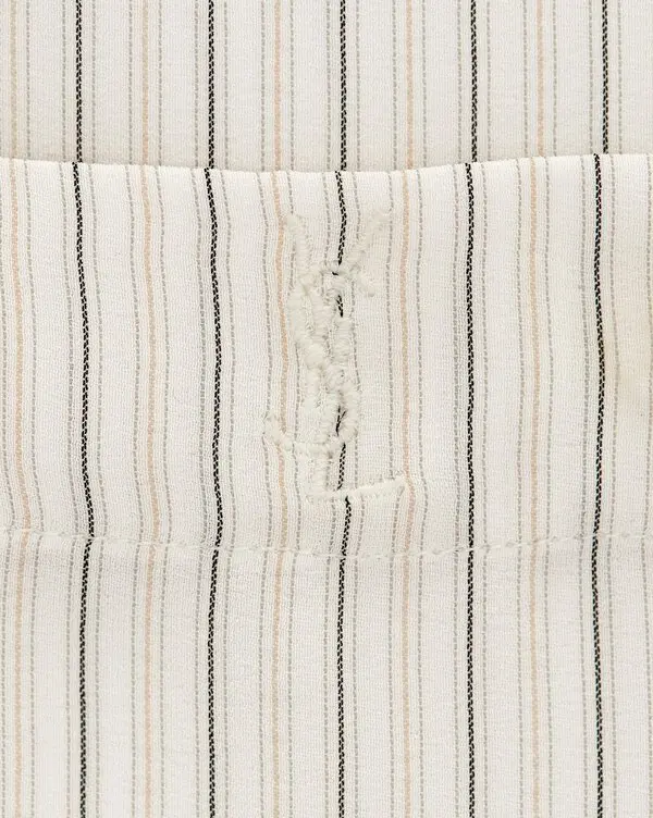 Saint Laurent Striped Long-sleeved Shirt