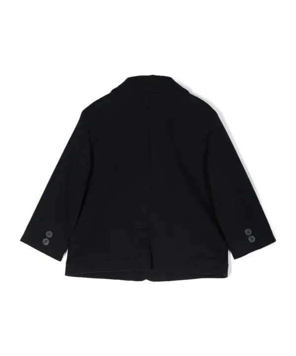 IL GUFO Single-breasted Blazer With Notched Lapels - Black