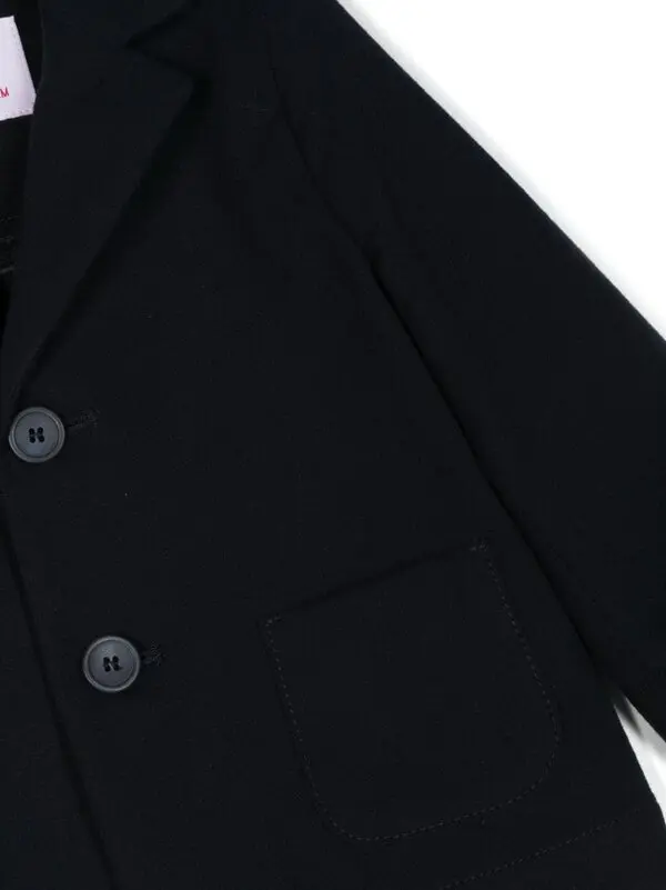IL GUFO Single-breasted Blazer With Notched Lapels - Black