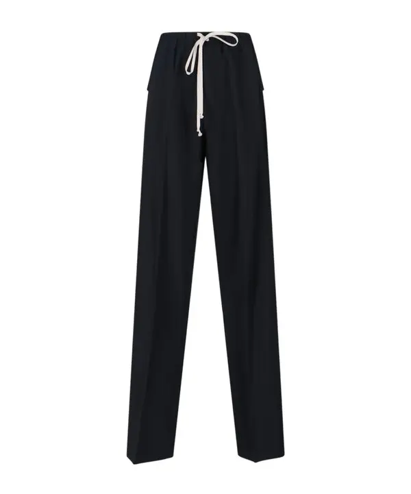 Rick Owens Drawstring Trousers - Black