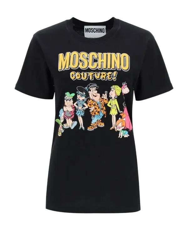 Moschino X The Flintstones Graphic Print T-shirt