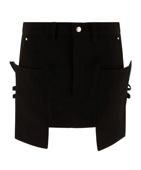 Rick Owens Stefa Mini Skirt - Black