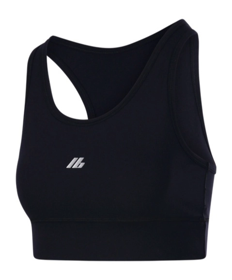 Balenciaga Reflective Logo Print Round-neck Sport Bra